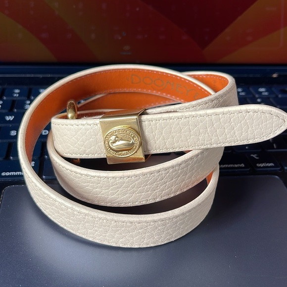 Dooney & Bourke | Accessories | Dooney Bourke Vintage Cream Leather ...
